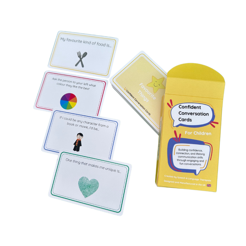 Confident Conversation Cards for Children: Vol 1. Card Game for Kids C ...
