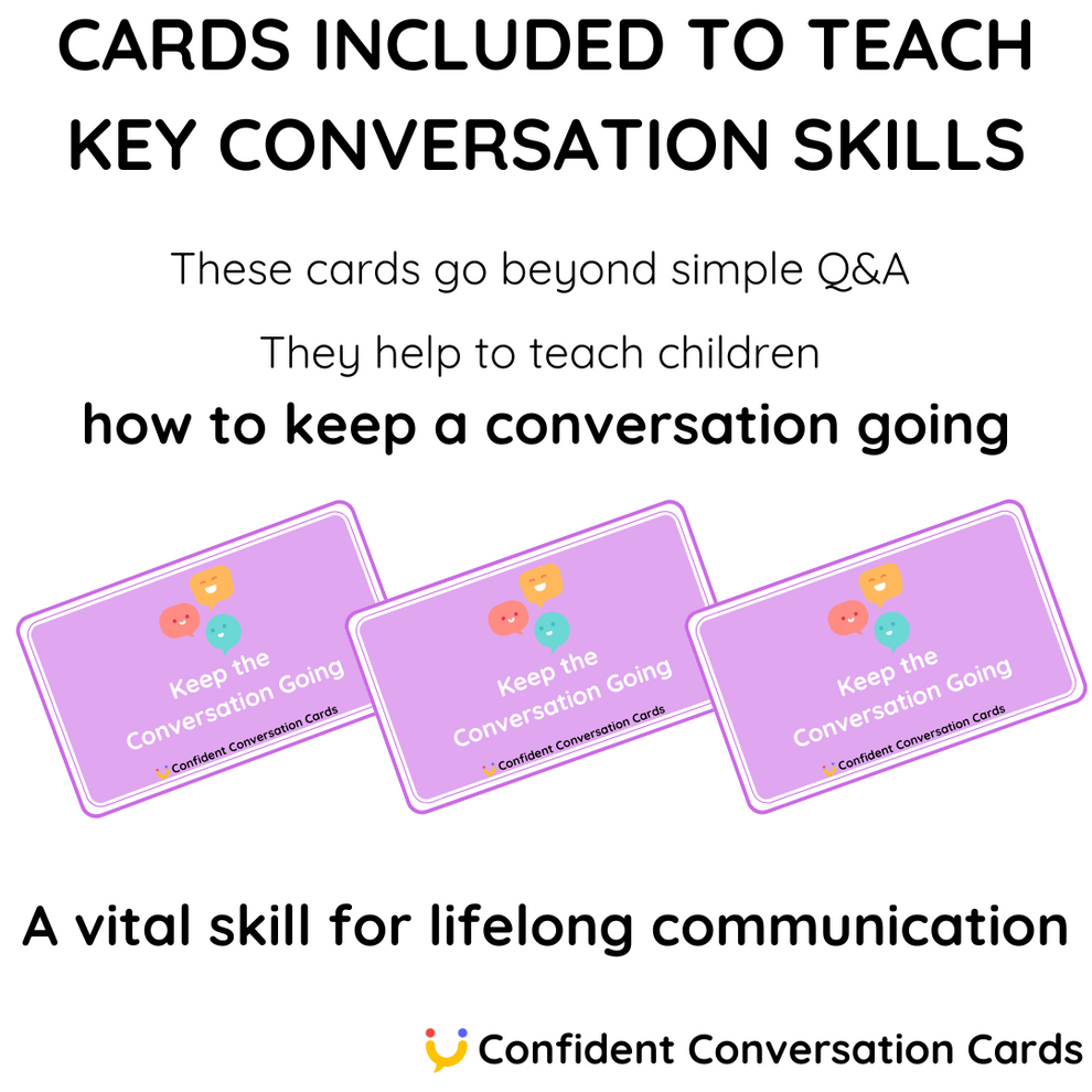 Confident Conversation Cards for Children: Vol 1. Card Game for Kids C ...